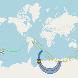 Solar Eclipses: 1990-1999 | TheSkyLive