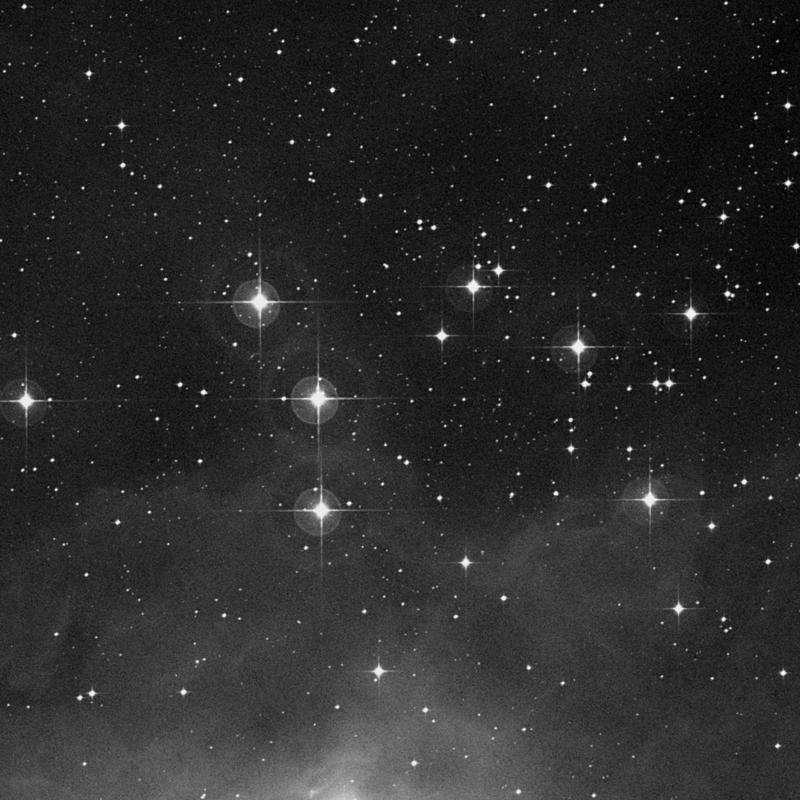 NGC 1981 (Upper Sword) - Star Cluster + Nebula in Orion | TheSkyLive